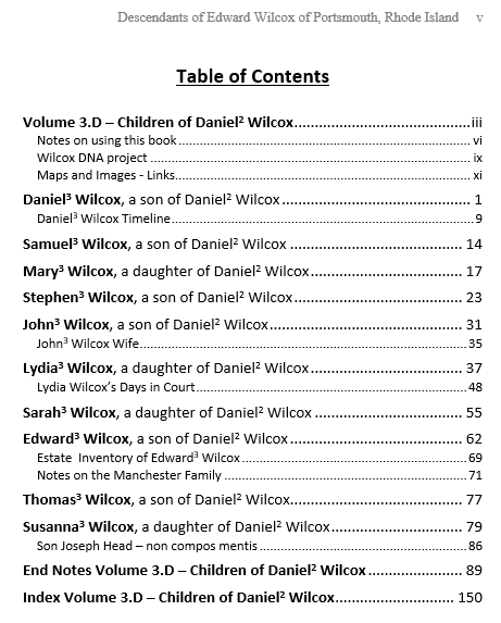 Edward Wilcox Book 3 now available - Descendants of Edward Wilcox